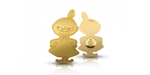 Pikku Myy ensimmäistä kertaa muotoonleikatussa Muumi-kultarahassa ...